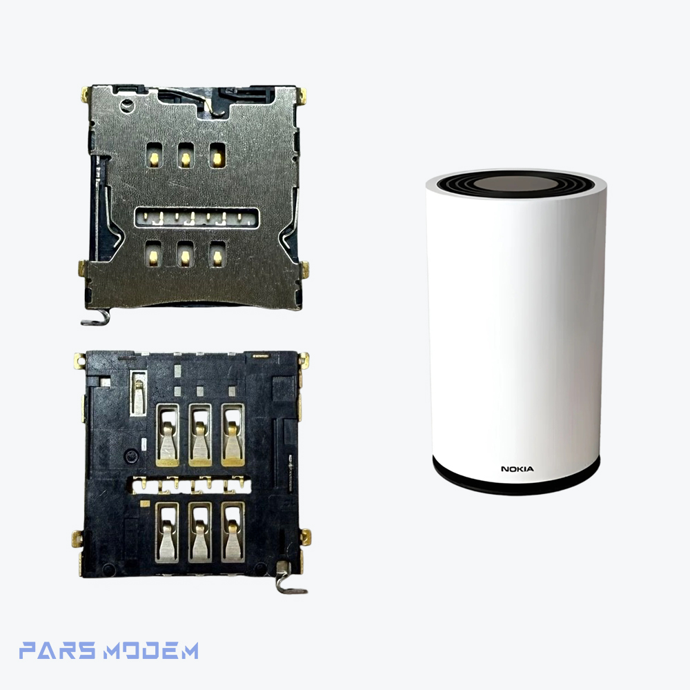 کانکتور سیمکارت/سوکت سیمکارت مودم Nokia Fastmile 4G Gateway 1 - پارس مودم